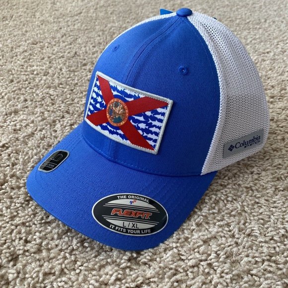 Columbia | Accessories | Columbia Pfg Florida State Flag Flexfit Cap ...